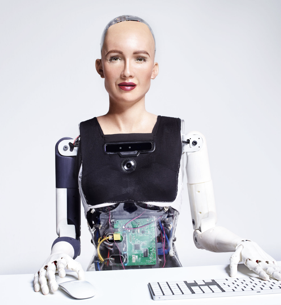 Sophia la Robot Humanoide - konfia